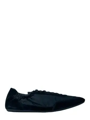 Prada Collapse Re-nylon And Suede Sneakers - Black