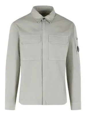 C.P. COMPANY Beige Cotton Jacket - Cream