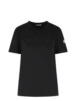 Moncler MONCLER Cotton T-Shirt Black