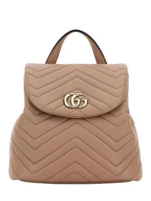 Gucci Mini Gg Marmont Leather Backpack - Multicolor