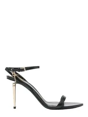TOM FORD Sandals With Padlock Detail - Black