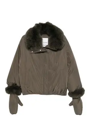 YVES SALOMON Jackets - Brown