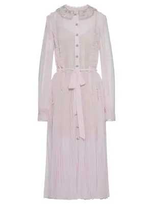 SELF-PORTRAIT Pleated Dress - Multicolor