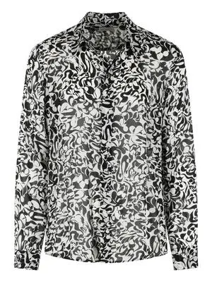 Dries Van Noten Carvies' Viscose Shirt - Black