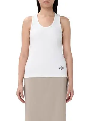 Bottega Veneta Ribbed Tank Top - White