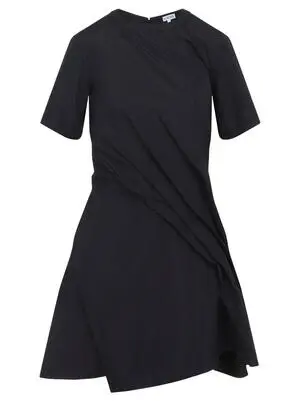 Loewe Twisted Mini Dress - Black