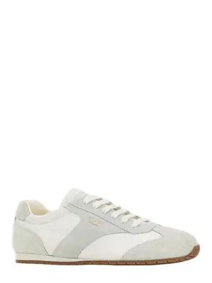 Prada Technical Fabric Sneakers - White