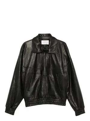 Saint Laurent Leather Jacket - Black