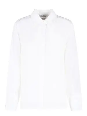Max Mara Geranio' Silk Shirt - White