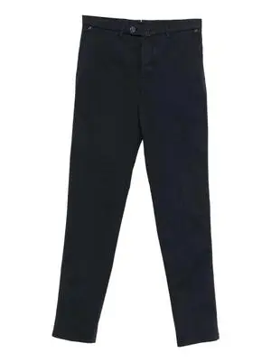 Kiton Trousers With Belt Loops - Blue