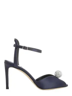 JIMMY CHOO Sacora 85 Sandal - Blue