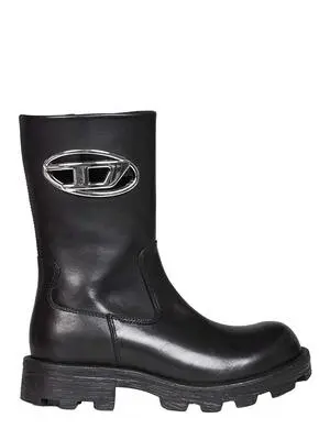DIESEL® D-hammer Cut-out Biker Boots - Multicolor