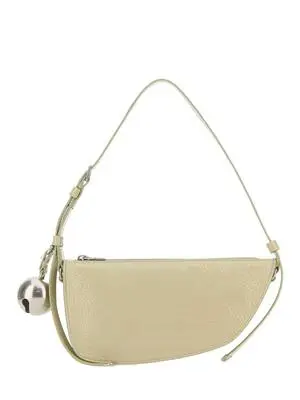 Burberry Pastel Leather Knight Small Shoulder Bag - Green