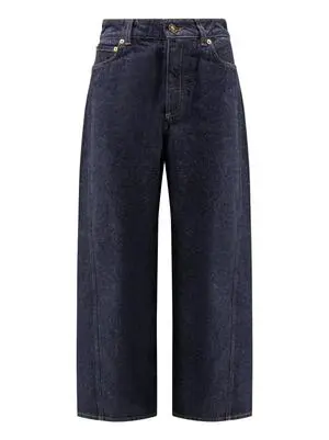 Givenchy Twisted Dark Denim Jeans - Blue