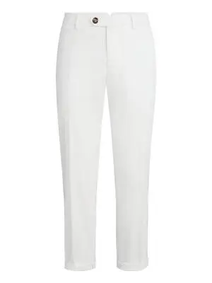 Brunello Cucinelli Dyed Trousers - White