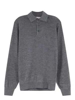 Brunello Cucinelli Cashmere And Silk Polo Shirt - Multicolor