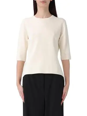 Max Mara Basic Viscose T-shirt - Cream