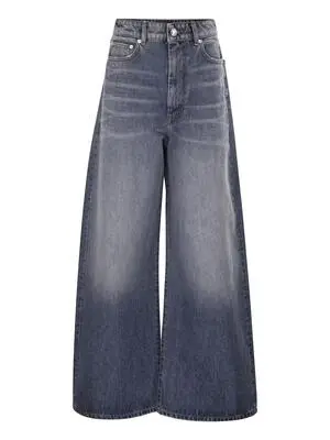 Sportmax Spdangri Oversized Low-rise Jeans - Blue