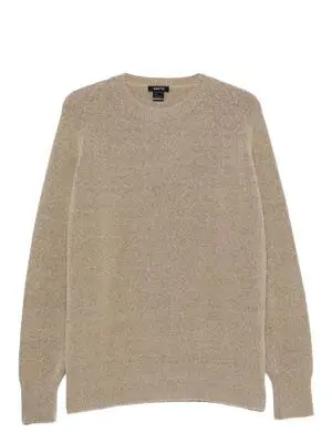 Avant Toi Crew Neck Knitted Pullover - Cream