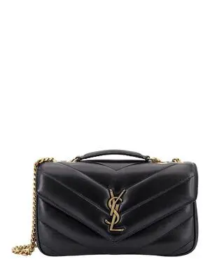 Saint Laurent Loulou Leather Shoulder Bag - Multicolor