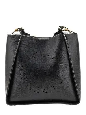 Stella McCartney STELLA MCCARTNEY Alter Mat Stella Logo Crossbody Bag Black