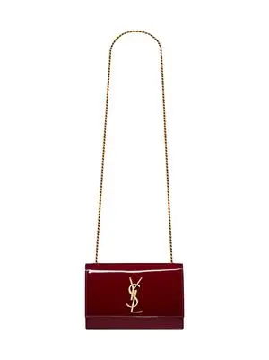 Saint Laurent Patent Leather Crossbody Bag - Multicolor