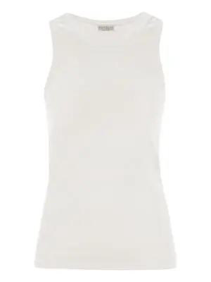 BRUNELLO CUCINELLI BRUNELLO CUCINELLI Ribbed Jersey Top