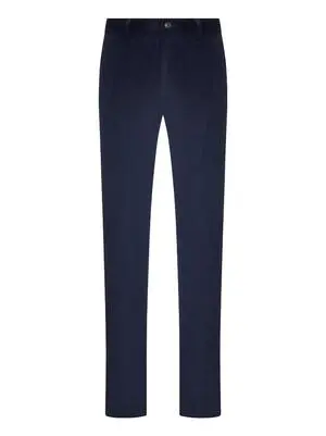 Etro Slim Fit Corduroy Trousers - Blue