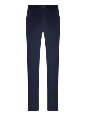Etro Slim Fit Corduroy Trousers - Blue