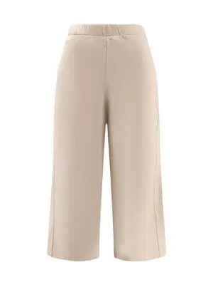 Max Mara Silk And Cotton Jogger Trousers - Multicolor