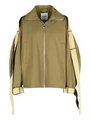 Attico Cotton Blend Jacket - Green