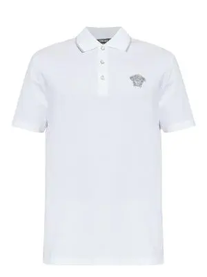 Versace Medusa Polo Shirt - White