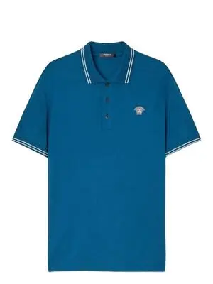 Versace Medusa Polo Shirt - Blue