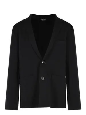 TOM FORD Wool Blazer - Black