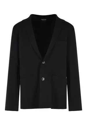 TOM FORD Wool Blazer - Black