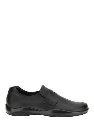 Prada Leather Loafer - Black