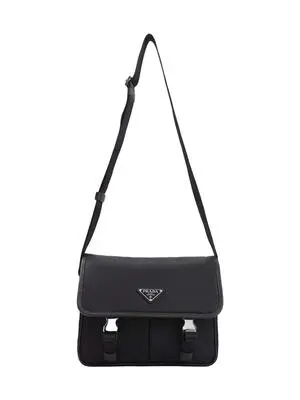 Prada Re-nylon Messenger Bag - Black