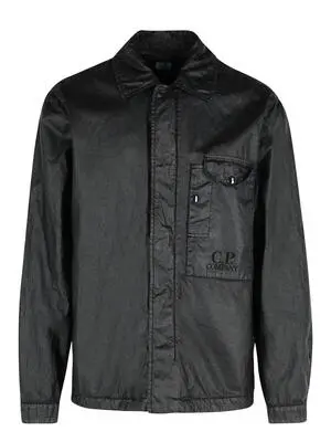 C.P. COMPANY Linen Shirt - Black