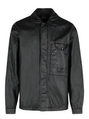 C.P. COMPANY Linen Shirt - Black