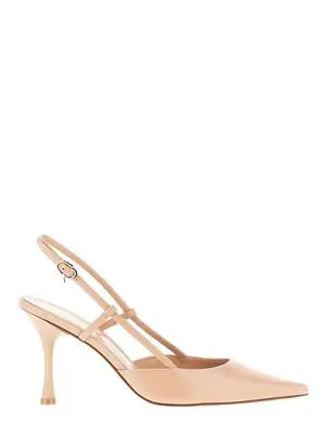 GIANVITO ROSSI Gianvito Rossi Women Leather 'Ascent' Slingback Pumps Pink
