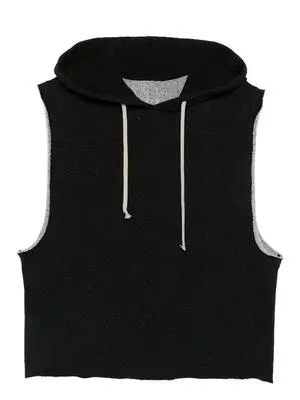 Rick Owens Marled Knitwear - Black