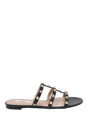 Valentino Garavani Rockstud Sandals - Black