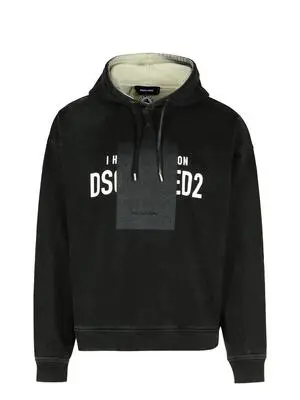 Dsquared2 Cotton Sweatshirt - Black