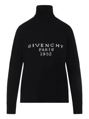 Givenchy High Neck Sweater - Black