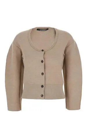 Jacquemus JACQUEMUS Wool Blend Stretch Cardigan Multicolor