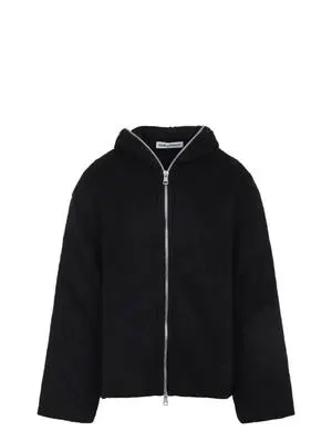 Our Legacy Full Zip Hood Sweatshirt Black