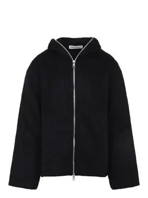 Our Legacy Full Zip Hood Sweatshirt - Black
