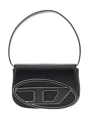 DIESEL® Leather 1dr Shoulder Bag - Black