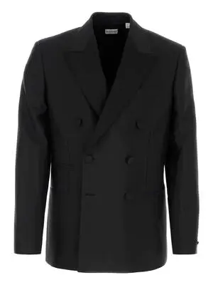 Burberry Wool Blend Blazer - Black
