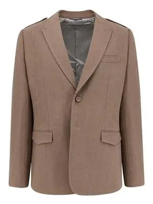 Dior Single-breasted Virgin Wool Blazer - Cream